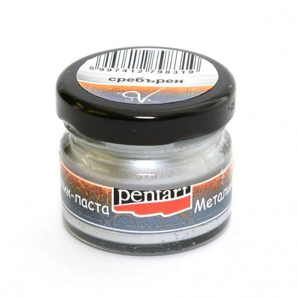Πατίνα Wax Paste Metal Pentart 20ml (Silver) – Καλλιτεχνείον