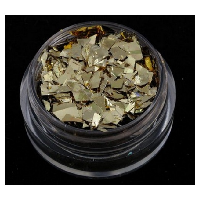 Glitter 40ml, Gold Flakes – Καλλιτεχνείον