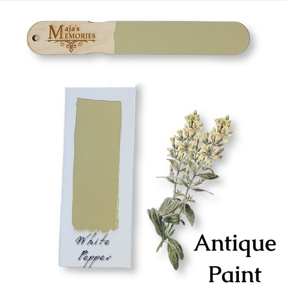 Χρώμα Antique Paint Maja’s Memories, 150ml, White pepper – Καλλιτεχνείον